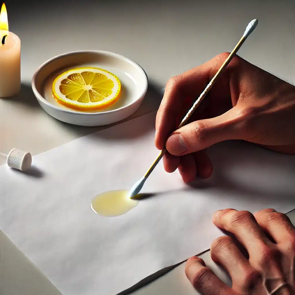 Write Secret Messages Using Invisible Ink Experiment. - Little House of ...